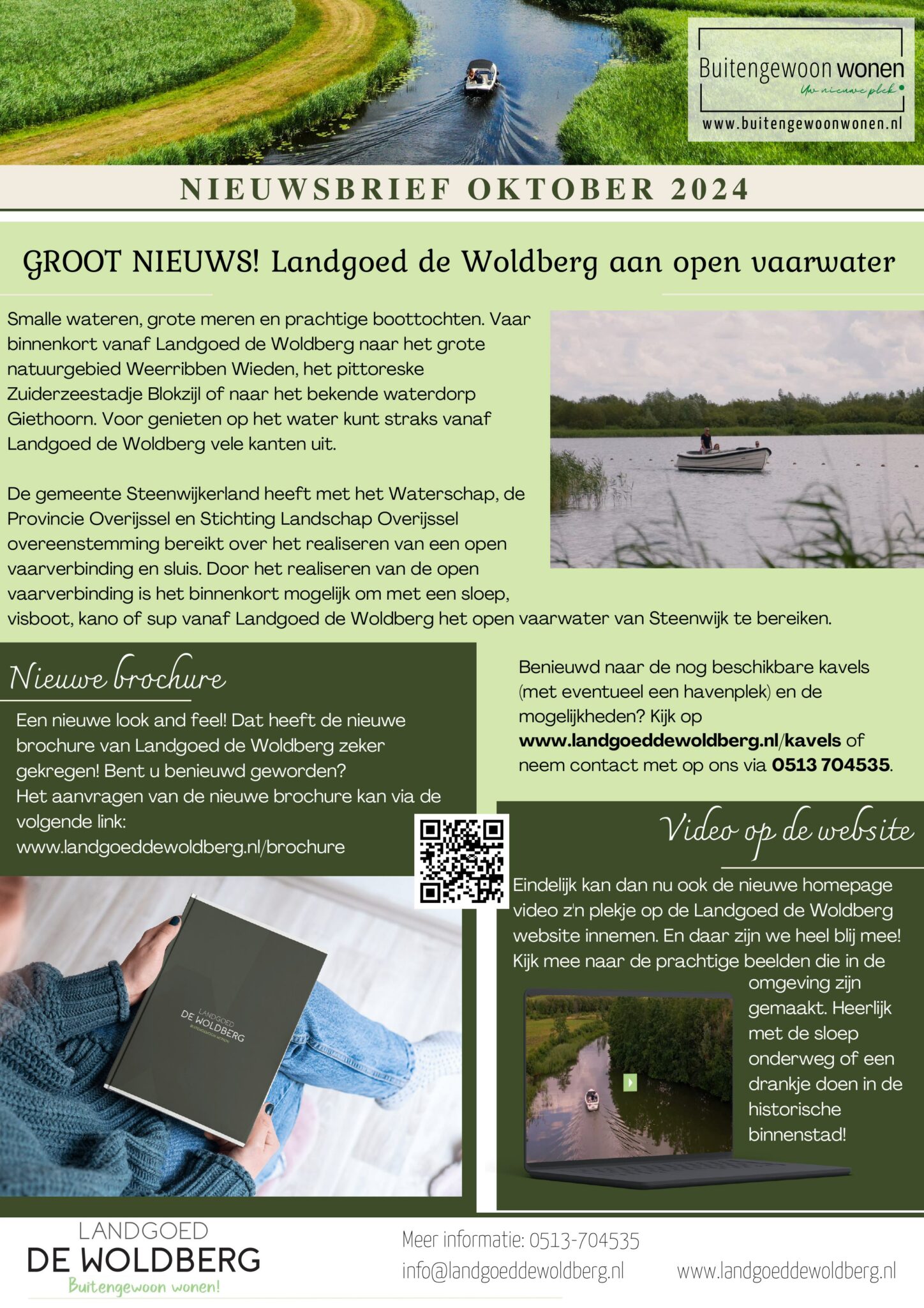 Nieuwsbrief oktober 2024 met daarin: GROOT NIEUWS, brochure en de homepage video! - Landgoed de ...